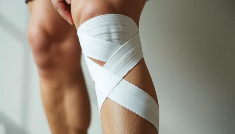 How to tape an MCL sprain at home
